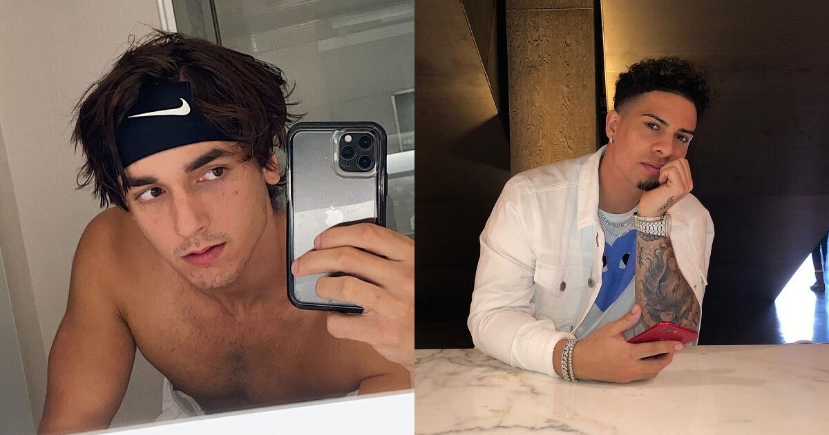 Bryce Hall e Austin McBroom brigam em evento para divulgar luta. Vem ...